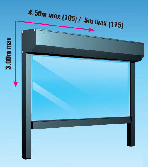Stores verticaux AVEC GUIDES