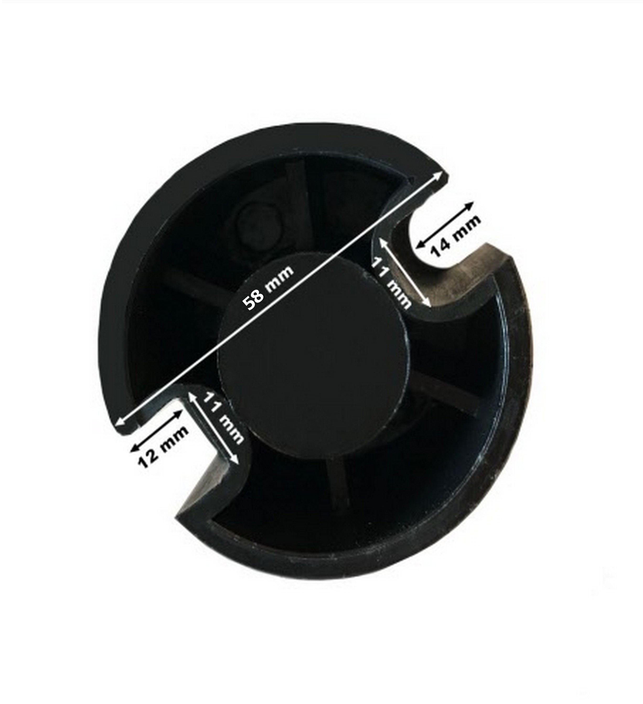 Embouts pour tube de 60mm