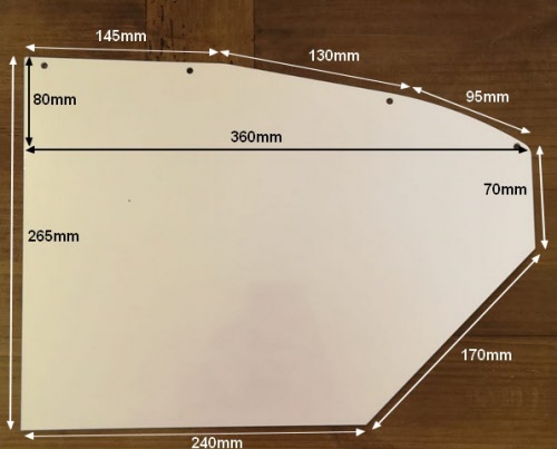 Joues (paire) pour auvent de protection store